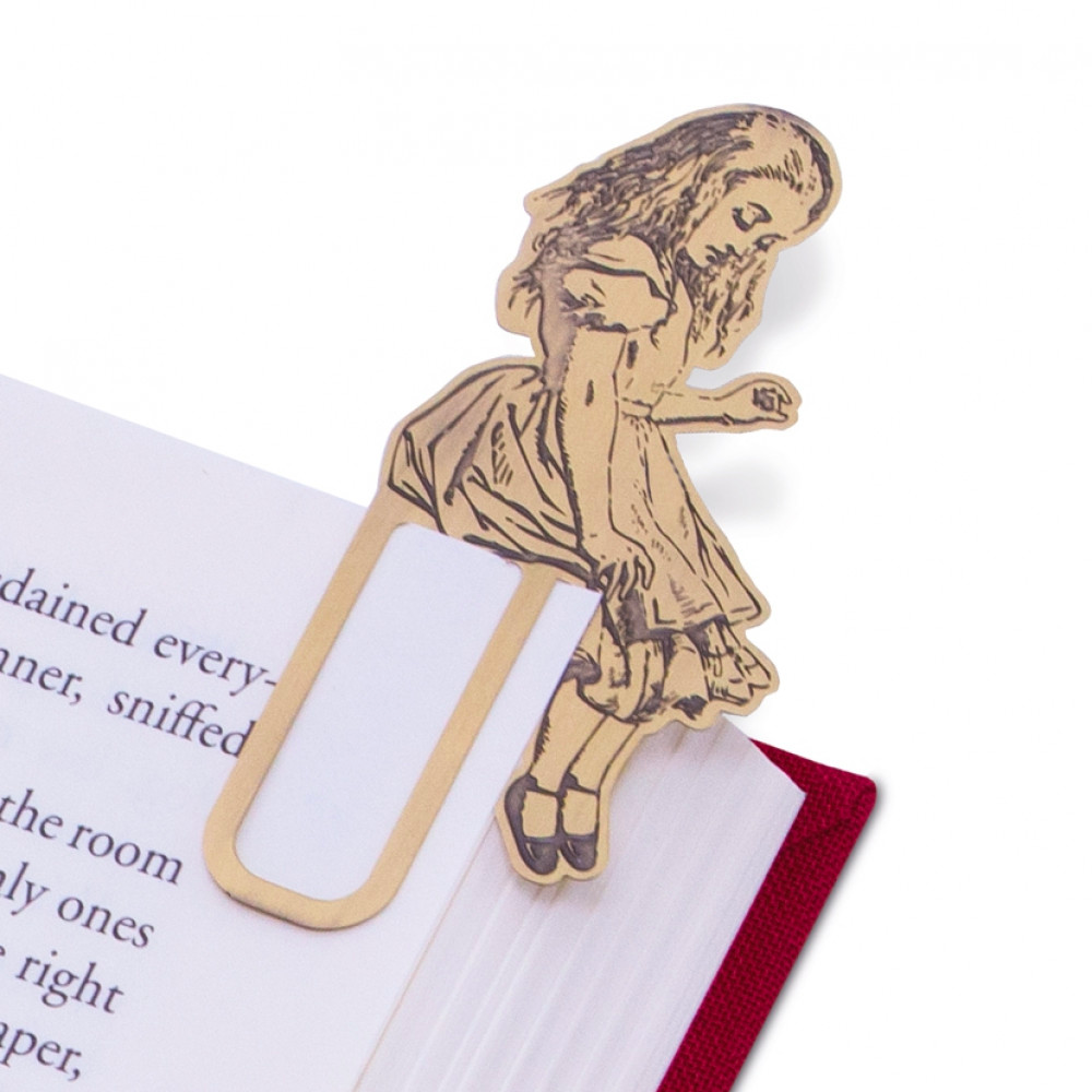 Alice in Wonderland Brass Bookminder – Alice's Shop